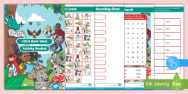 Book Week Activity Grid (teacher made) - Twinkl