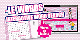 'cl' Words Interactive Word Search