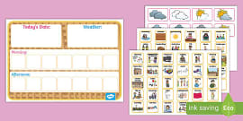 Daily Visual Schedule - Classroom Schedule Printables