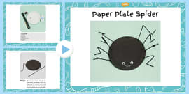 Paper Plate Spider Web Craft Instructions With Pictures