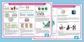 👉 EYFS Maths Challenges Support White Rose Maths Light & Dark