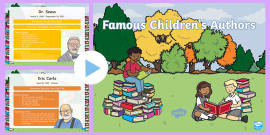 Famous Children's Authors Presentation - PowerPoint & Google Slides