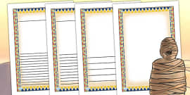 'Mummy!' – Ancient Egypt Mummification Poem for KS2