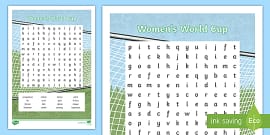 England Women's Rugby World Cup 2022 Word Search - AL - Kids