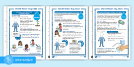 Water Reading Comprehension PDF | UKS2 World Water Day 2022