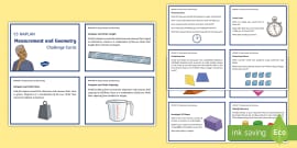 Year 3 NAPLAN Comparing Length Challenge Cards