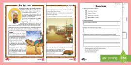 History: Great Explorers: Who Was Ibn Battuta KS1 Lesson Pack 2