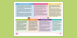 Senses Planning Sheet (teacher made) - Twinkl