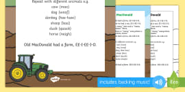 What is Old Macdonald Had A Farm? | Nursery Rhyme Activities
