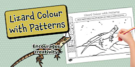 * NEW * Autumn Colour with Patterns Activity