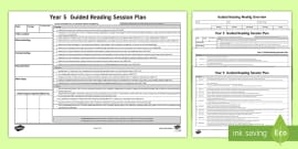 Year 4 Victorian Curriculum Guided Reading Session Planning Template