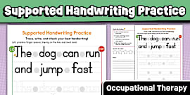 Occupational Therapy Interventions for Dysgraphia: Guided Handwriting ...