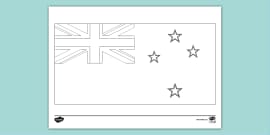 Samoa Activity | Flag | Colouring Sheet | Art | Twinkl