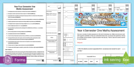 Year 4 Maths Assessment Pack: Term 1 (Teacher-Made)