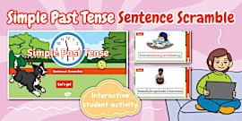 Past Simple Interactive Game