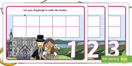 Wedding 5-Frame Playdough Mats English/Italian - Twinkl