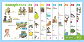 Large Homograph Display Poster (teacher made) - Twinkl
