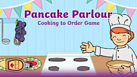 Pancake Day Toppings Interactive Matching Game