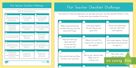 Editable Flat Teacher Activity Pack (Teacher-Made)