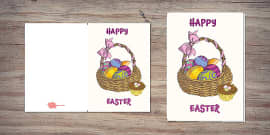 Easter-Themed Basket Net (Teacher-Made) - Twinkl