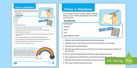 Rainbow Words Worksheet - Rainbow Grammar Resources - Twinkl
