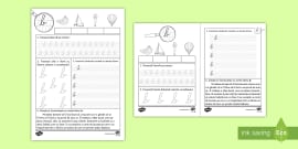 Trasarea literei „n” de mână Fișă de activitate