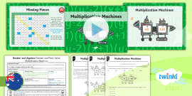 Google Classroom Year Three Multiplication and Division Pack