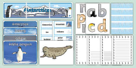 Arctic Display Pack - Snow Animals - Teacher Made - Twinkl