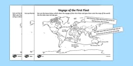 First Fleet Differentiated Reading Comprehension Activity