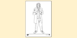 FREE! - Mr Darcy Colouring Sheet | Colouring Sheets - Twinkl