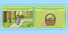 Little Red Riding Hood Story PowerPoint (teacher made)