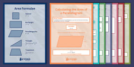 Area and circumference of a circle poster for display | NZ