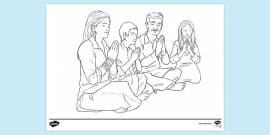 Prayer Mat Colouring | Colouring Sheets (teacher made)