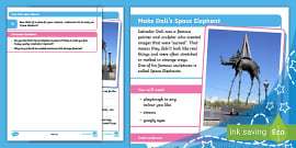 KS2 Salvador Dali Activity - Twinkl