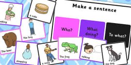 Colourful Semantics Cards - Teaching Resources