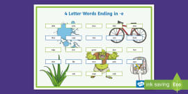 5 Letter Words Ending in -ce Word Mat