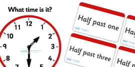 Clock Matching Activity - O' Clock (teacher made)