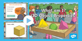 3D Objects Warm Up and Revision PowerPoint - Twinkl