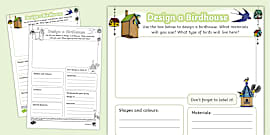 Design a Bird Box Worksheet (teacher made) - Twinkl