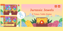 Press the Button Game - Times Tables - KS1 and KS2 Maths