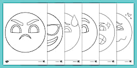 *NEW Feelings colouring sheets for preschool | Feelings Fair