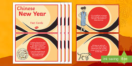 Chinese New Year Vocabulary Cards (teacher made) - Twinkl