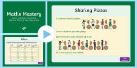 Year 6 Ratio Solve Problems Involving Unequal Sharing and Grouping Maths