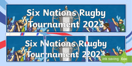 Six Nations Rugby Word Cards-Scottish (teacher made)