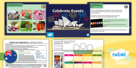 Year 3 HASS History Australia's Celebrations Unit Pack 1