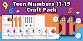 Teen Number 17 Craft