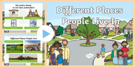 My Community Worksheet | Worksheets for EYFS and KS1