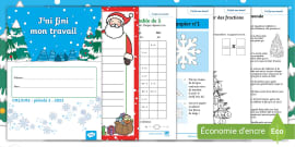 J'ai fini mon travail - Livret d'activités MS/GS - édition hiver