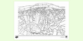 FREE! - Rocks Colouring Sheet | Colouring Sheets - Twinkl