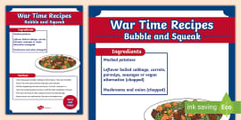 WW1 Recipes - Trench Stew - KS2 Primary Resources - Twinkl